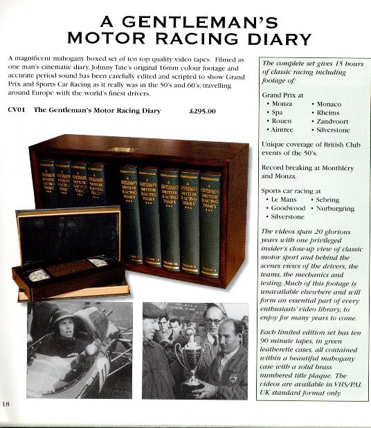 A Gentleman's Motor Racing Diary – BMCLASSICS